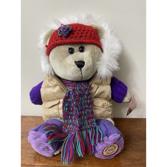 Starbucks | Toys | Starbucks Bearista Plush Winter Girl Bear 52nd ...